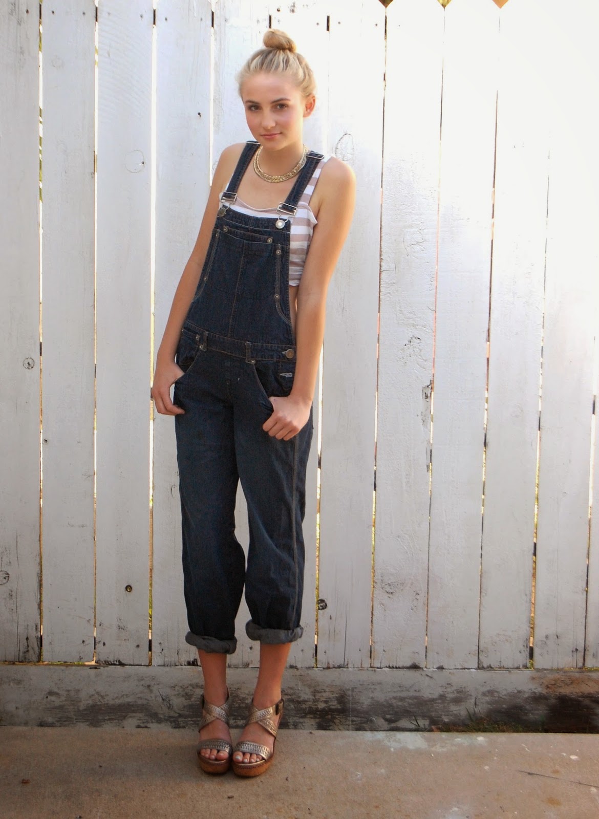 How To Wear Overalls That Are Too Big at Beau Caffyn blog
