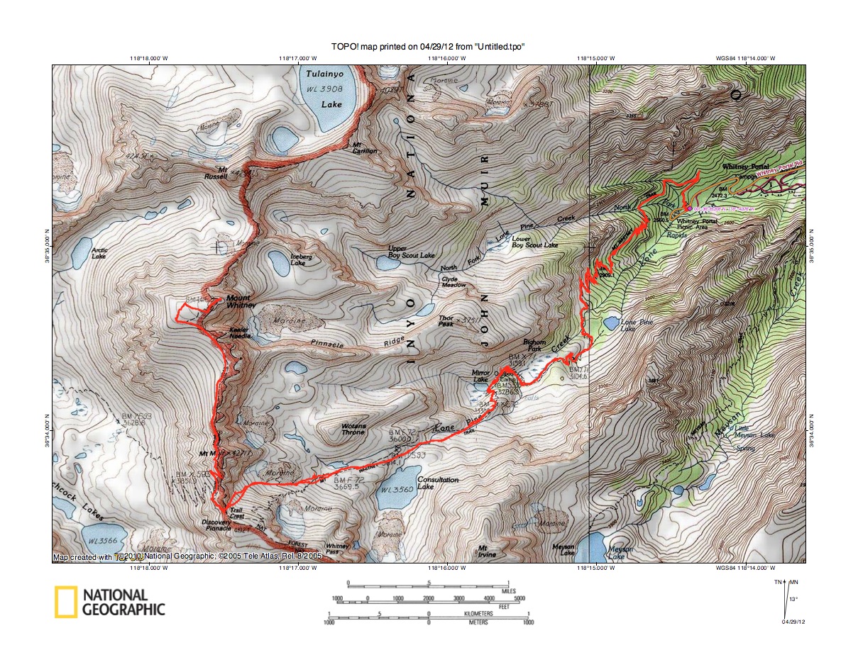 Calicokat: Mt. Whitney via Snowy Main Trail