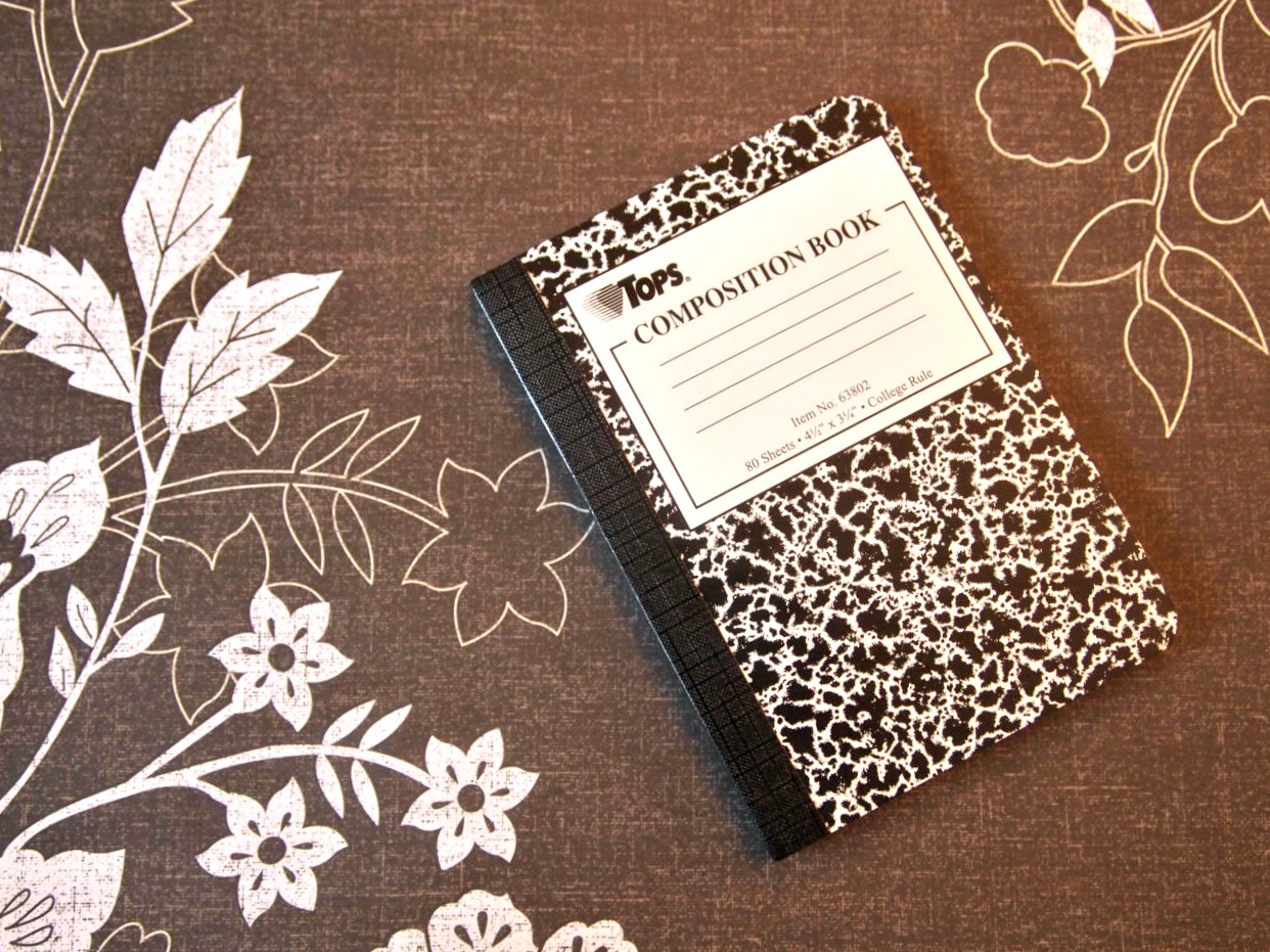 The Answer Is Chocolate: Bejeweled and Altered Mini Composition Book