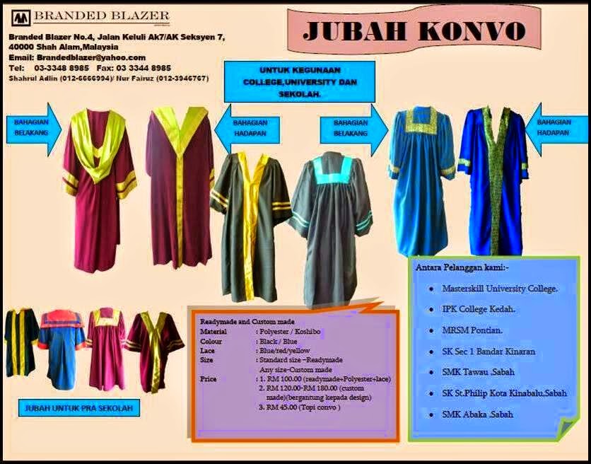 JUBAH KONVO MURAH