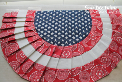 Sew Lux Fabric : Blog: Flag Bunting Tutorial