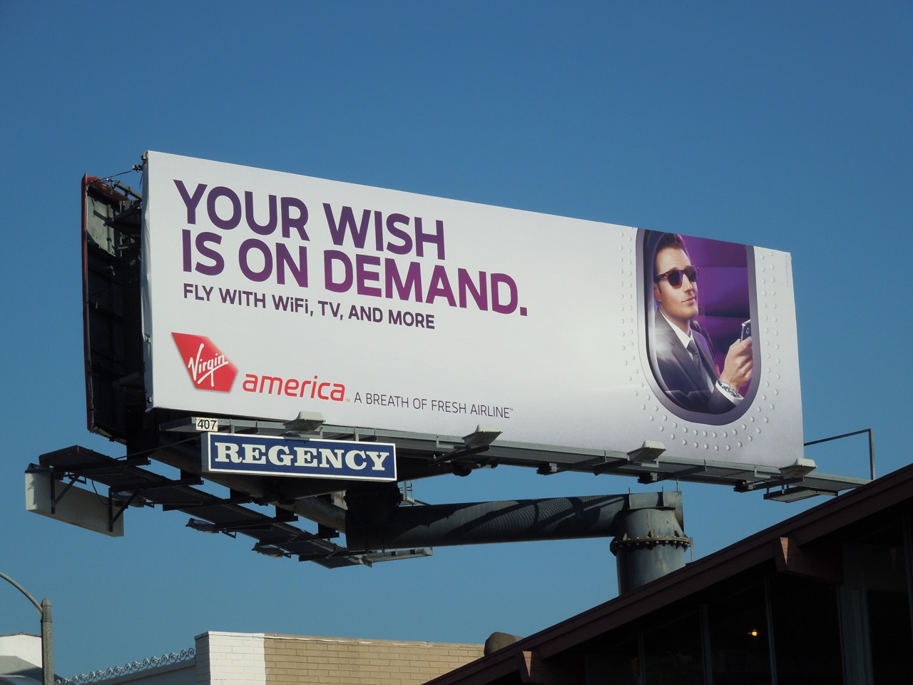 BONUS DAY: Virgin America Breath of fresh airline billboards... | Road ...