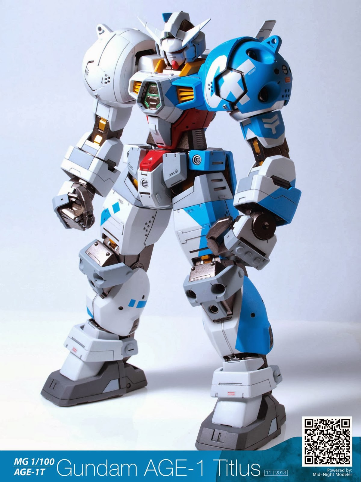 GUNDAM GUY: MG 1/100 Gundam AGE-1 Titus - Customized Build