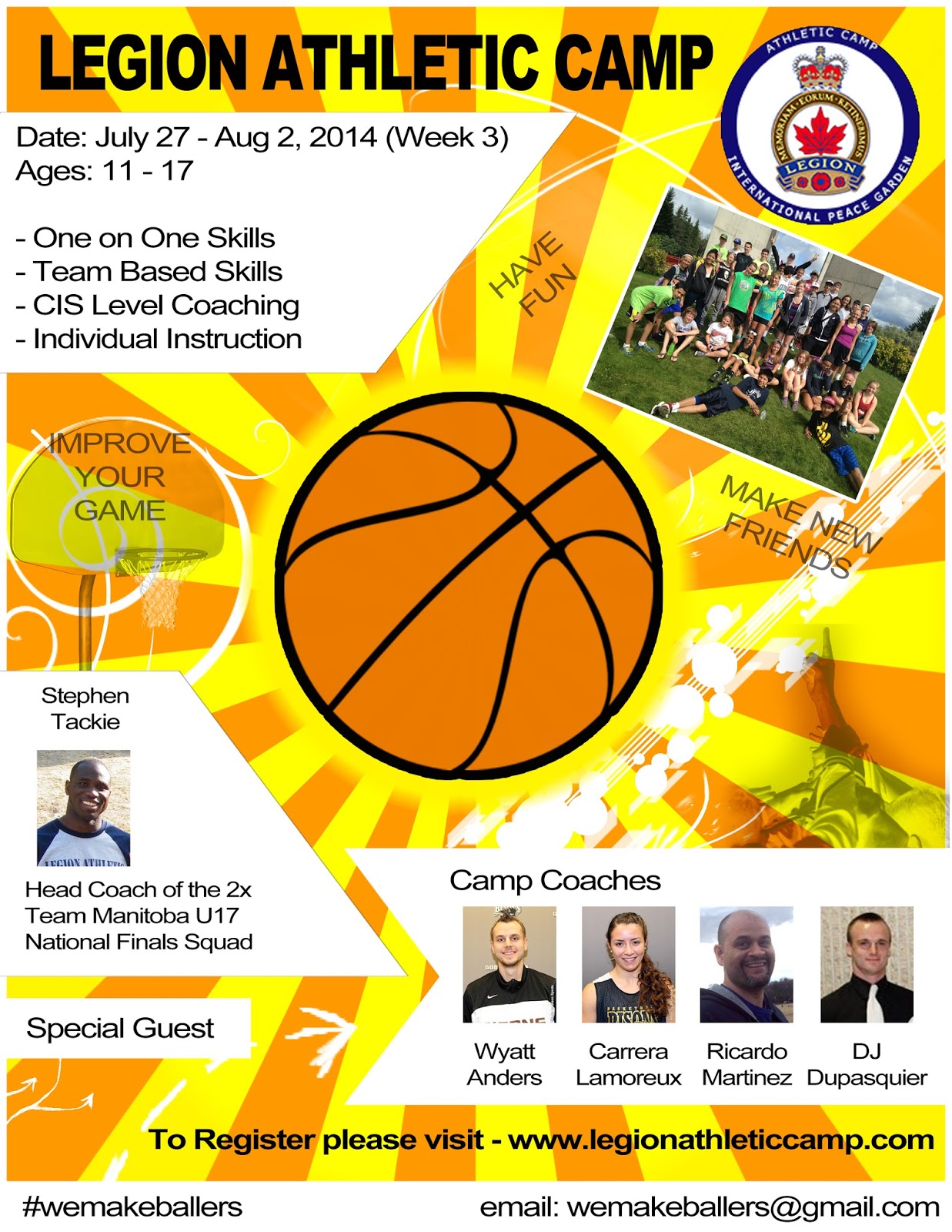Legion Athletic Summer Basketball Camps Offered at International Peace ...