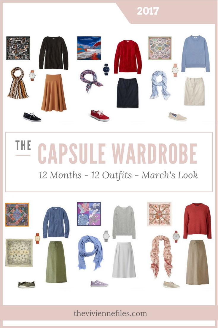 Build a Capsule Wardrobe in 12 Months, 12 Outfits - March 2017 | The ...
