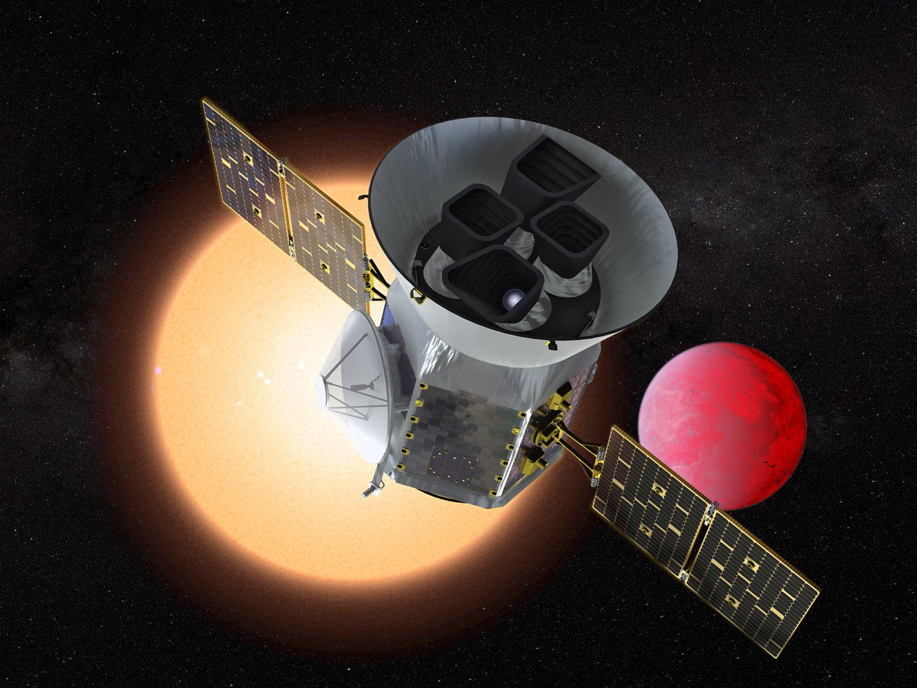 Telescope TESS discovered its first exoplanet - Discovery Planet Telescope TESS discovered its first exoplanet - Discovery Planet