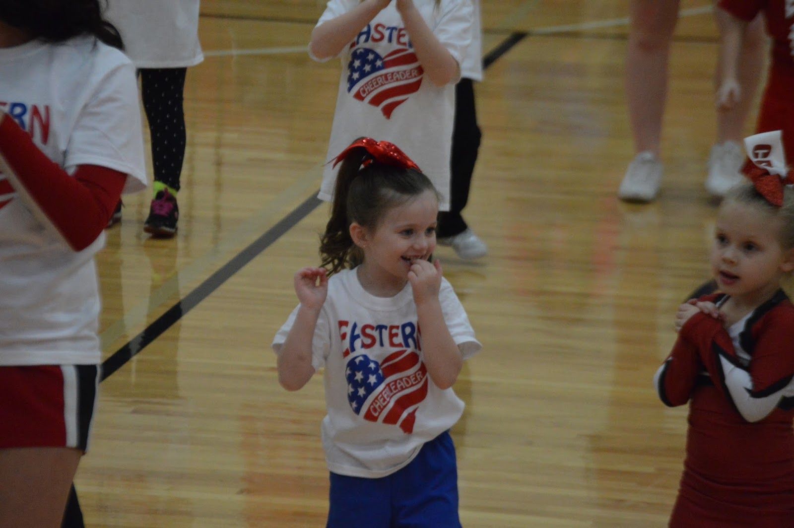 Plans Change: Pee Wee Cheerleading