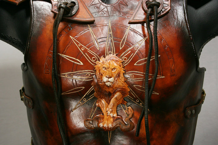 davidpowellart: Leo armor: Based on Roman and Greek styles of armor ...