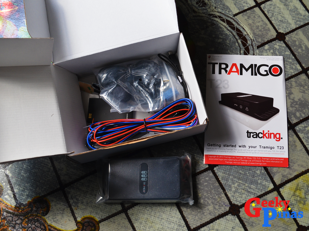 Tramigo T23 Vehicle Tracker Unboxing | Geeky Pinas