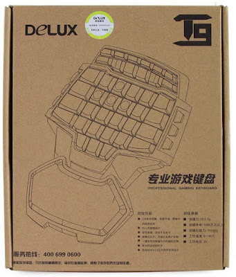 Delux T9 46-Key Singlehanded Wired Gaming Keyboard Professional ...