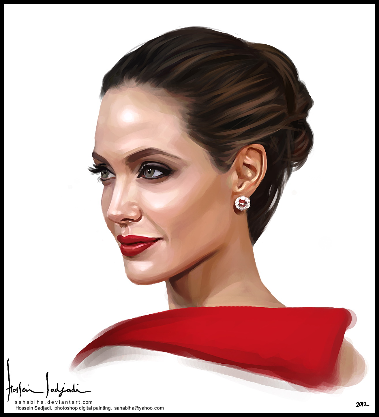 Hossein Sadjadi's ART: Angelina Jolie
