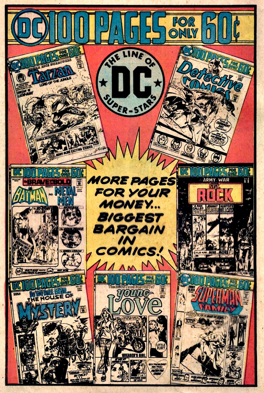 1970s DC Comics house ads