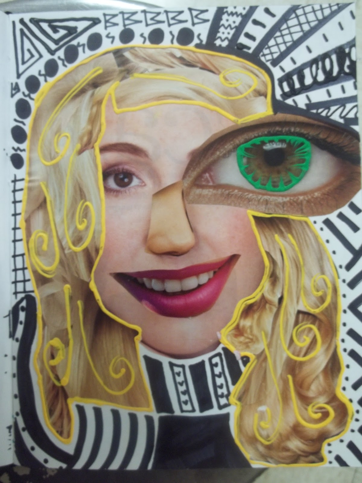 Princeton High School Art Department: CRAZY FACE