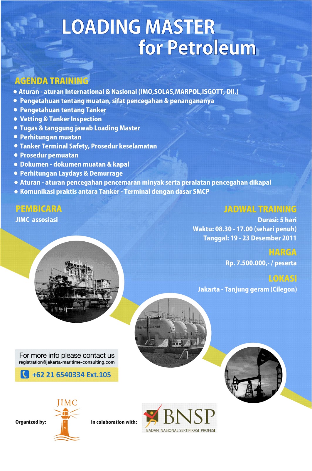 Training Loading Master for Petroleum Product | Marine Surveyor Blog's