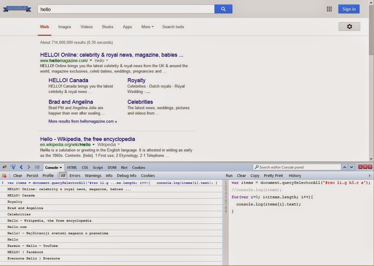 Lets Code Javascript Test Script With Firebug Console 7830