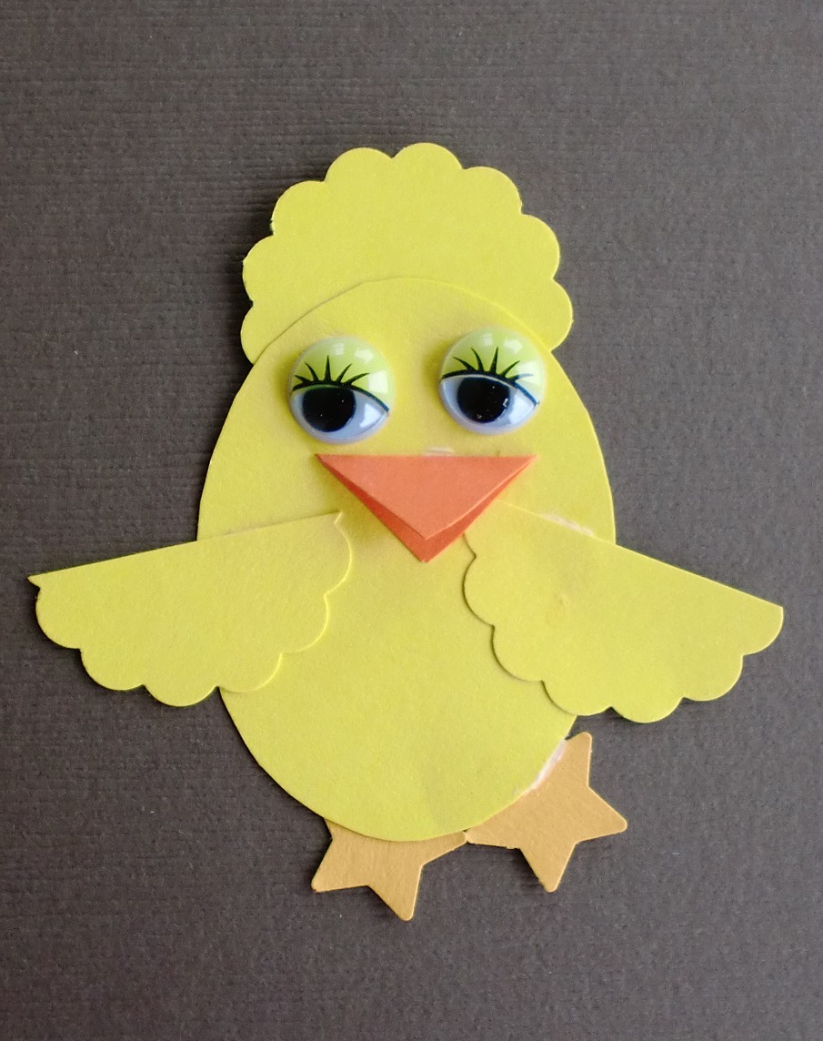 Easter Chick Card Template - Sarseh.com