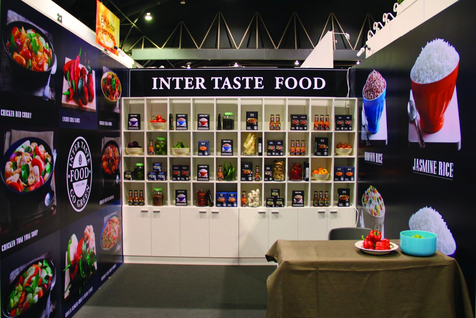 FOOD DECORATION & BOOTH DISPLAY - INTER TASTE FOOD BOOTH