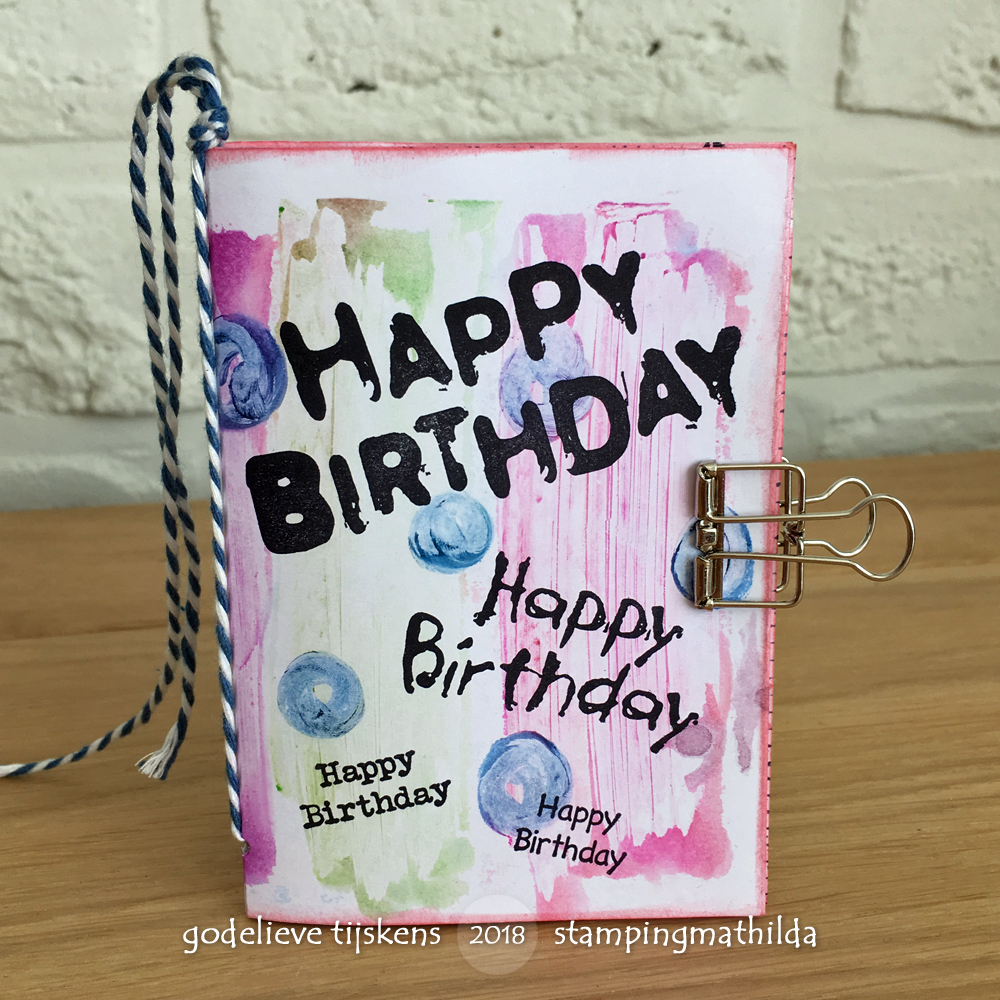 StampingMathilda: Birthday Booklet