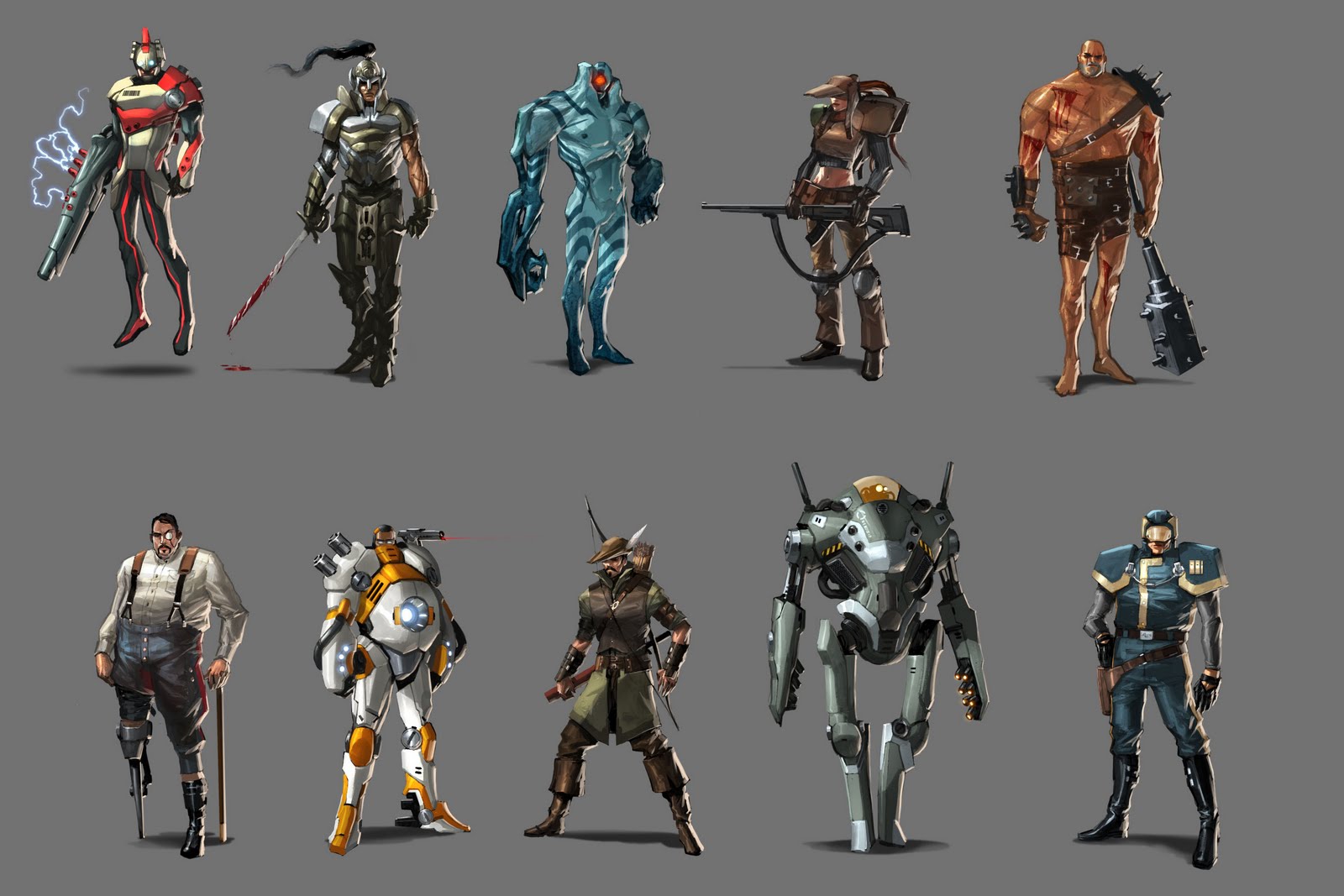 RYAN GITTER: Random characters!