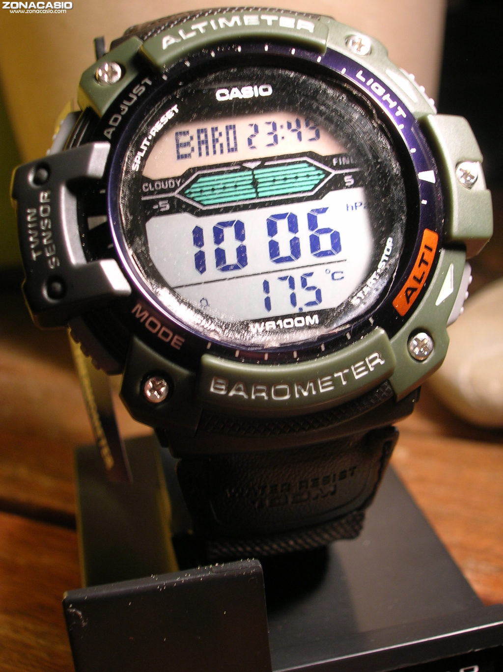Zona Casio: Prueba: SGW-300, Twin Sensor con función barométrica