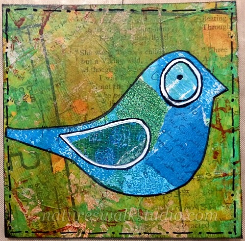 Natures Walk Studio: Torn Paper Collage Animals