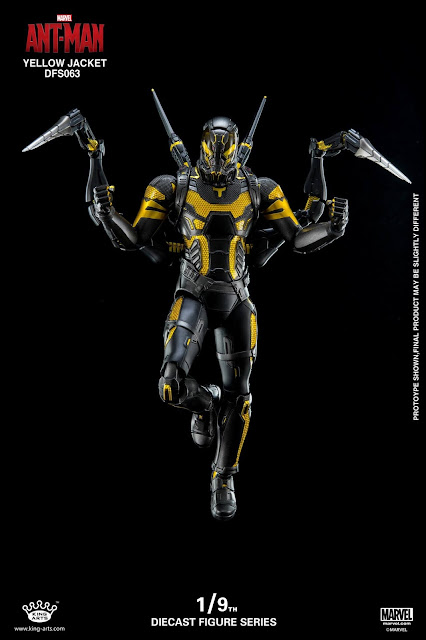 toyhaven: Check out King Arts 1/9th scale YellowJacket 22cm tall Die ...