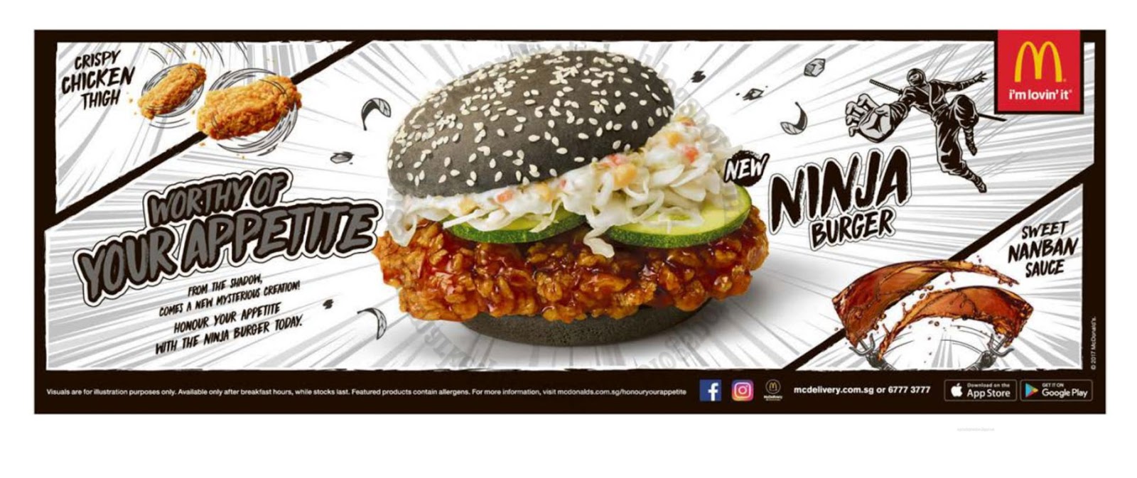 McDonald's New Ninja Burger 02 November 2017 ~ Supermarket Promotions