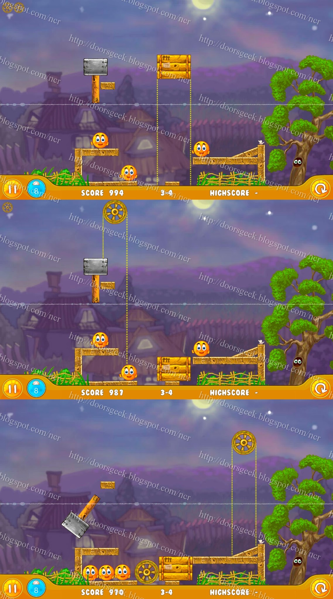 Cover Orange Level 3-4 Solution ~ Doors Geek