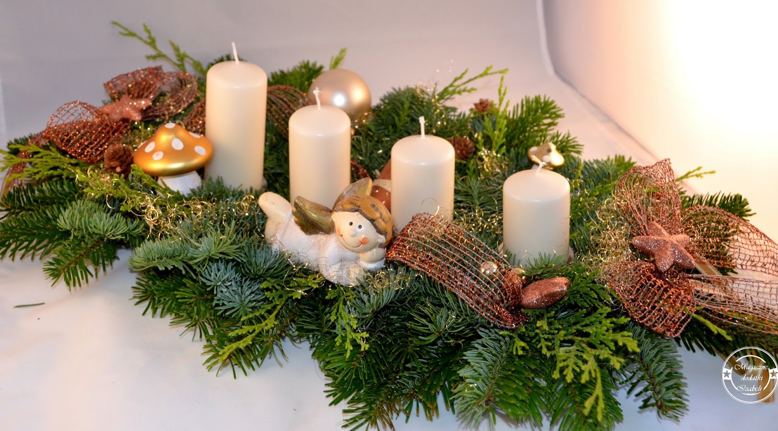Magiczne dodatki : Stroiki adwentowe.