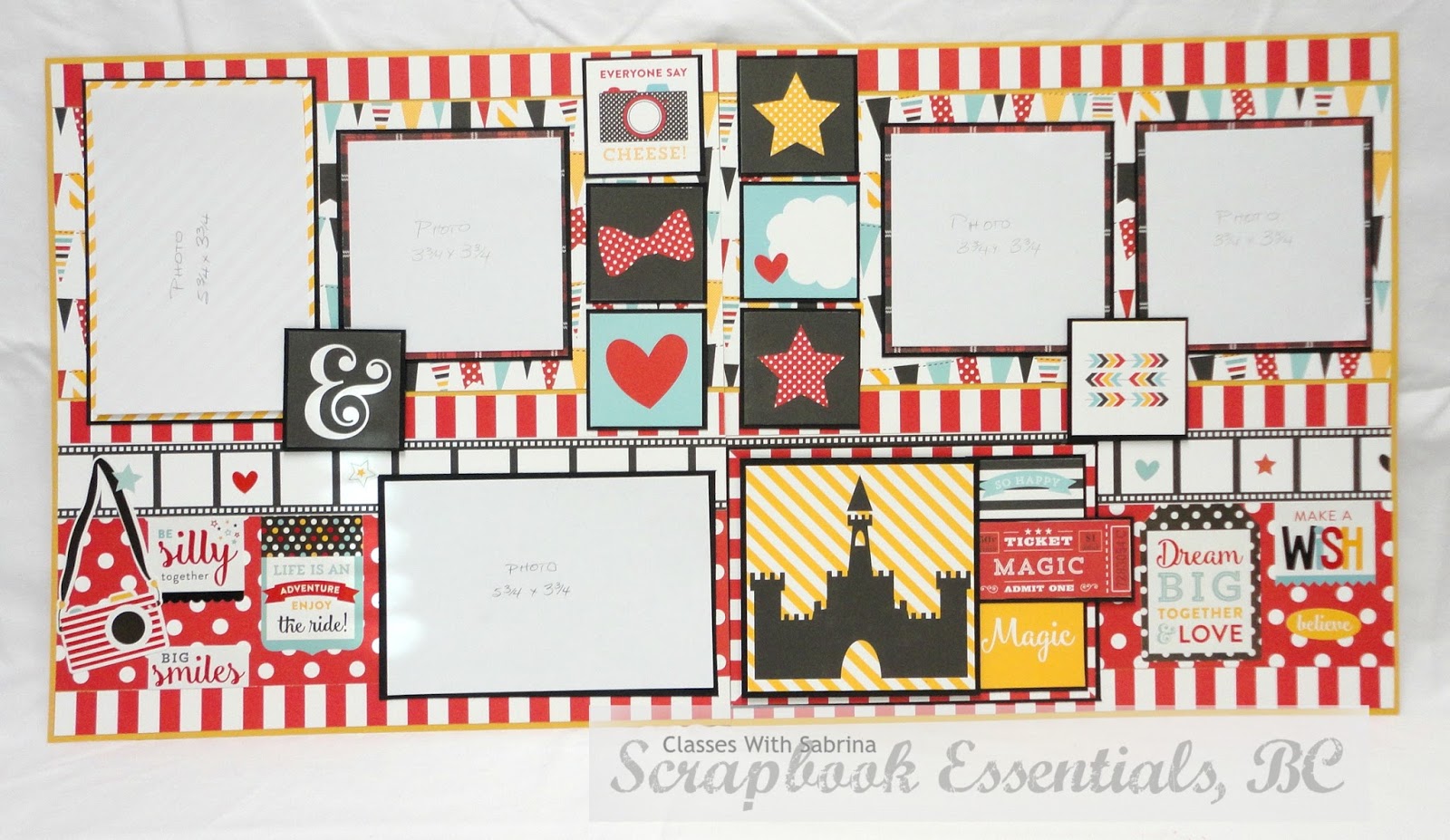Echo Park "Magical Adventure" (Disney) Layout Class | Aspiring to ...