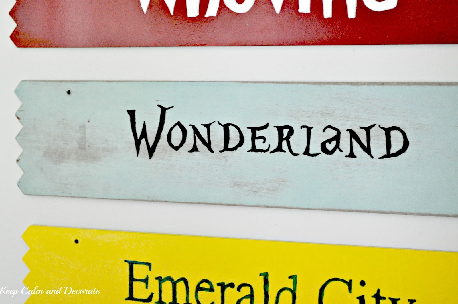 Keep Calm and Decorate: Library Book Sign Wall and Tutorial