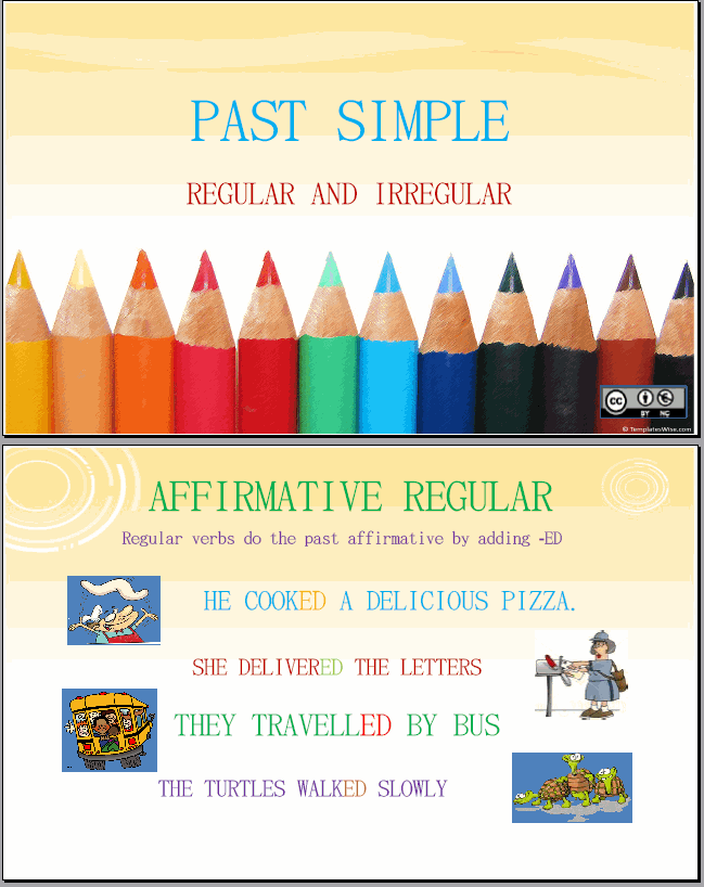 Heads up!: PAST SIMPLE