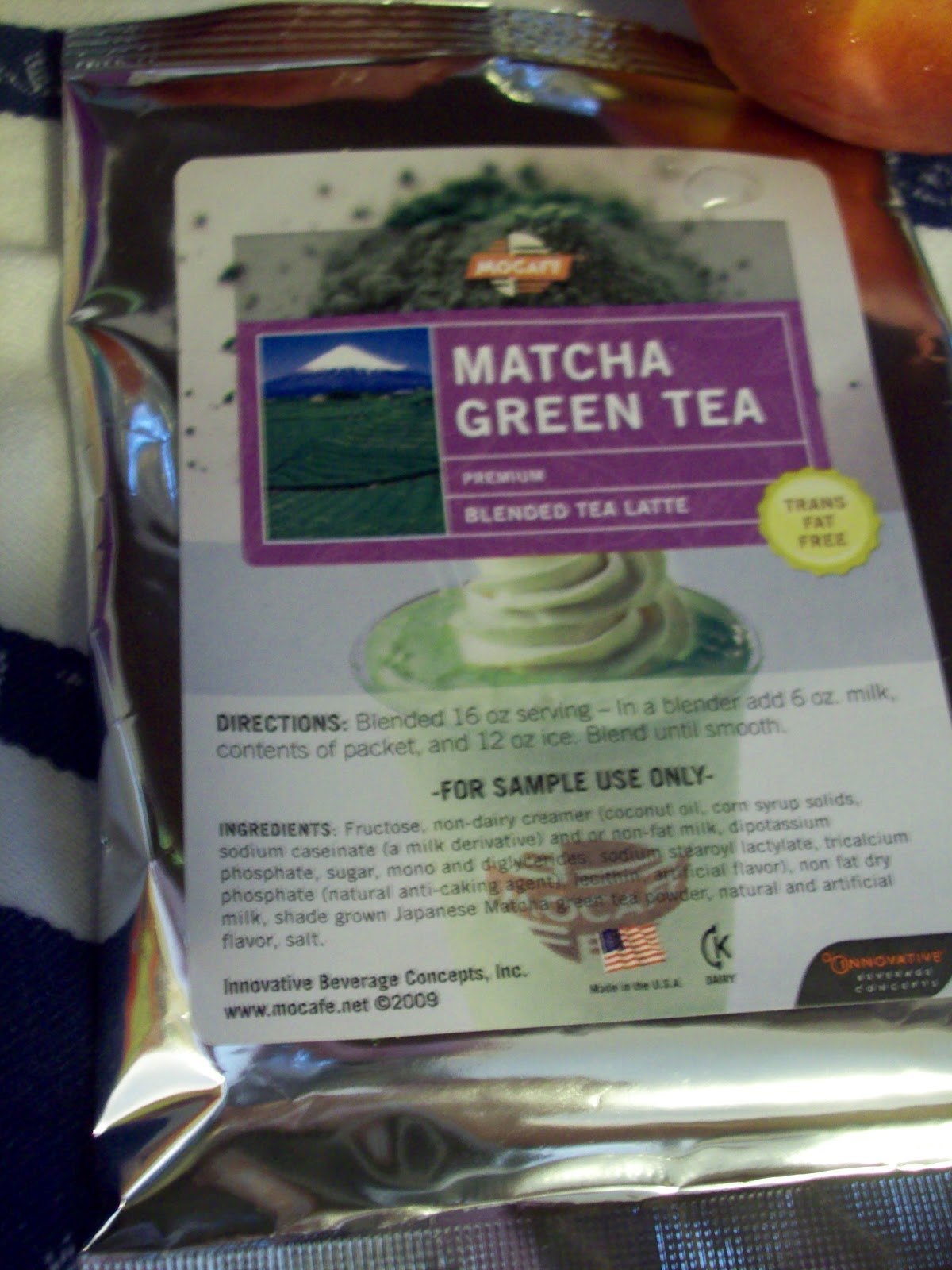Mama Yorba: MOCAFE MATCHA GREEN TEA