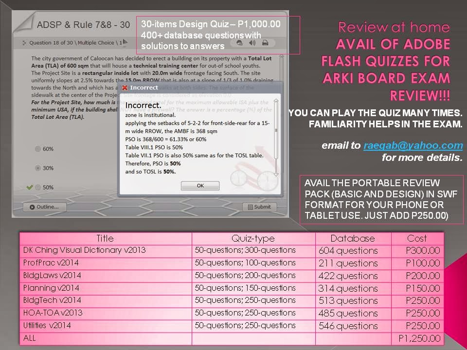 Rule 7 & 8 of NBCP: AMBF, PSO, TOSL, ISA, USA, MACA, GFA, TGFA for R-1 ...