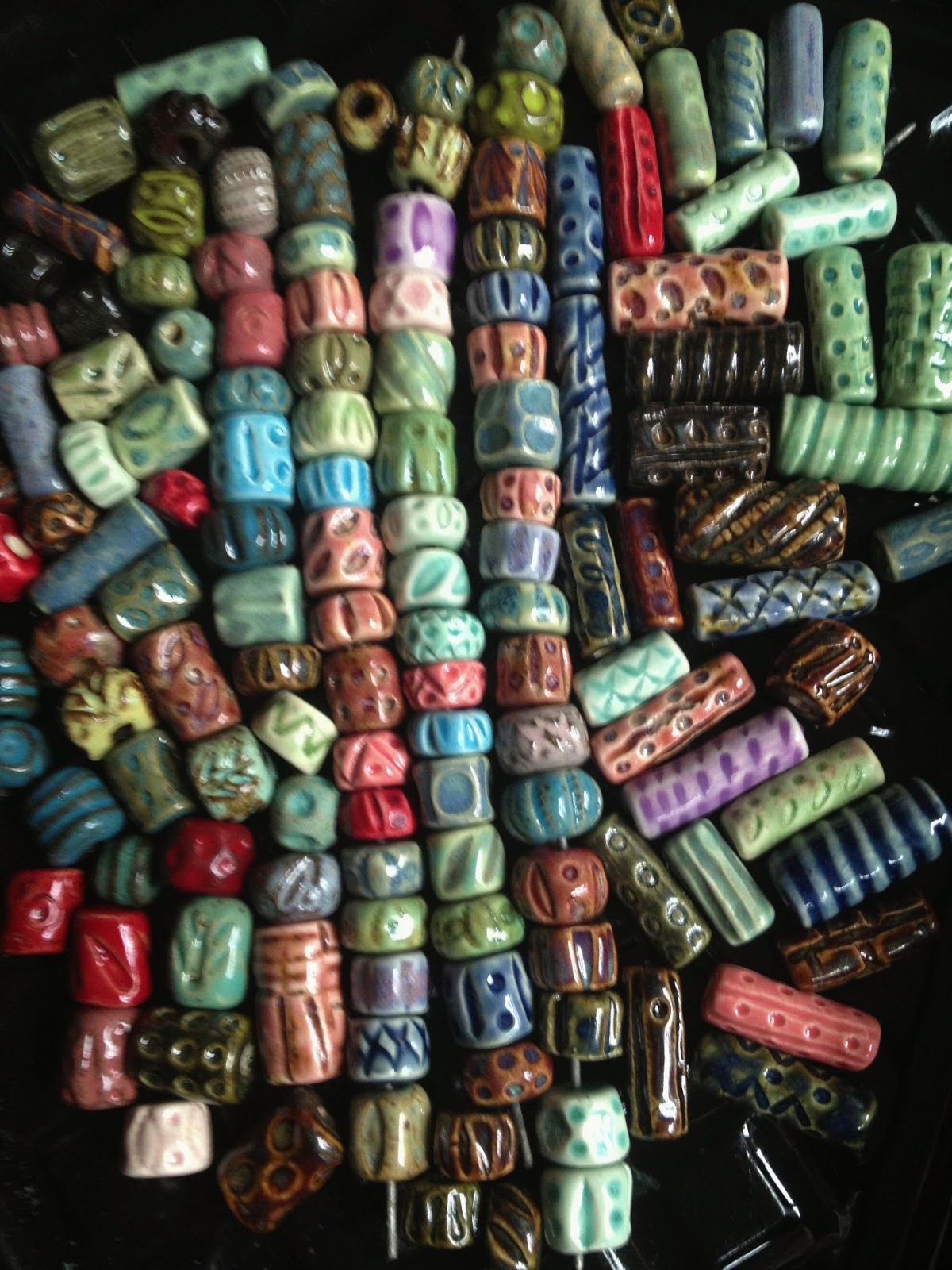 White Clover Kiln: Making The Bead Sets...