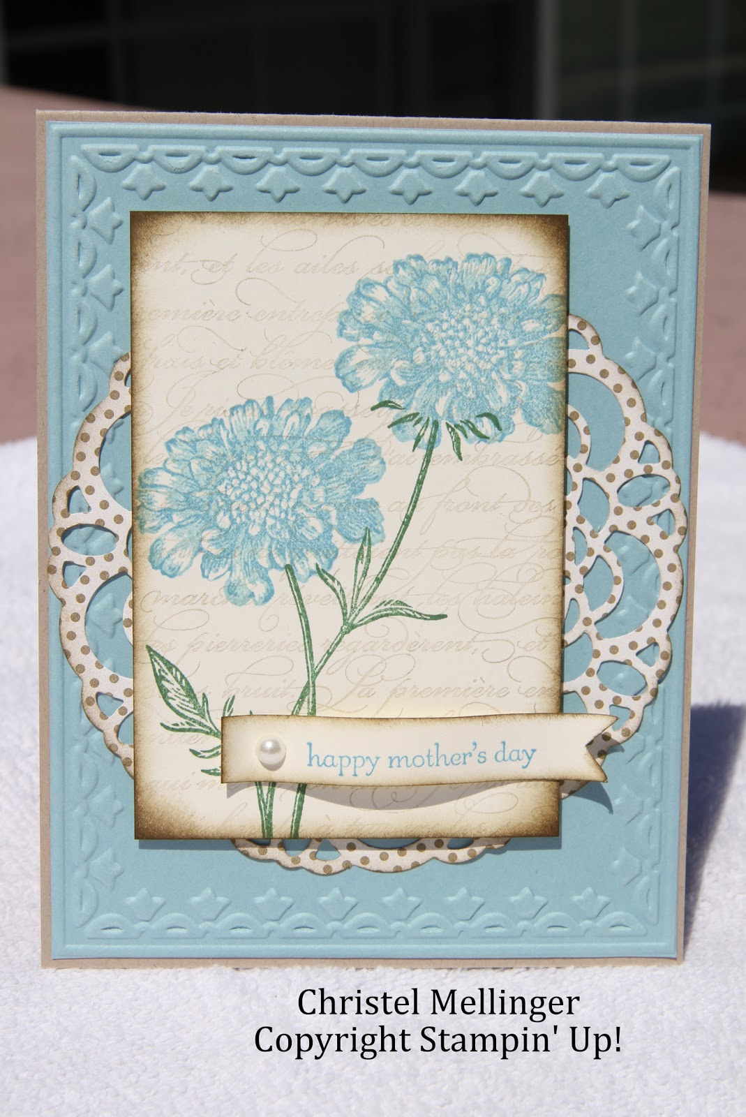 Christel's Crafty Creations: Mother's Day Card 2012