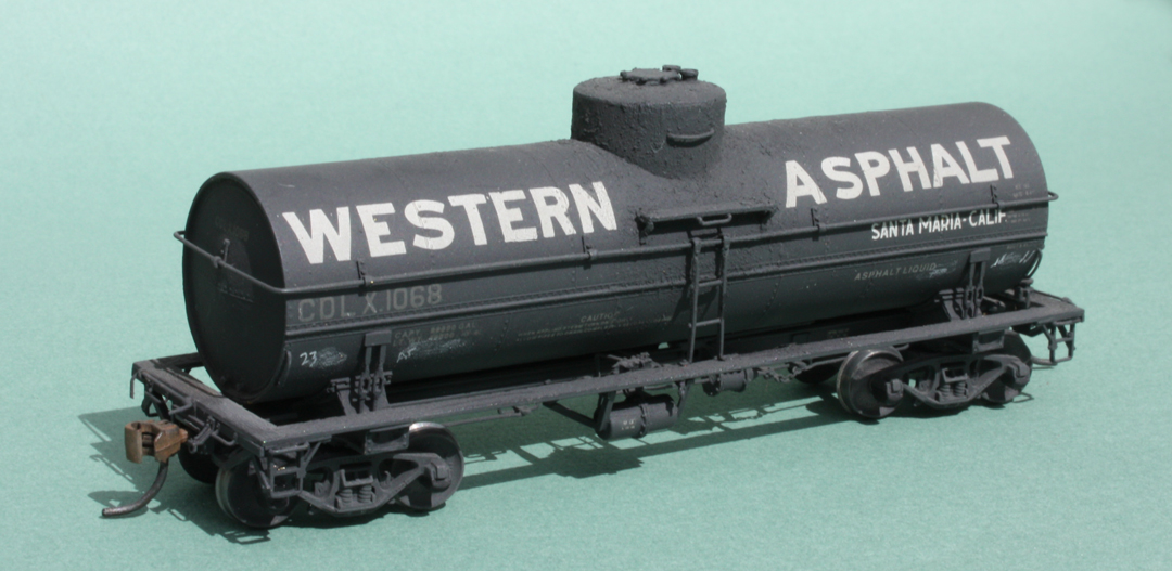 modeling the SP: Asphalt tank cars, Part 2