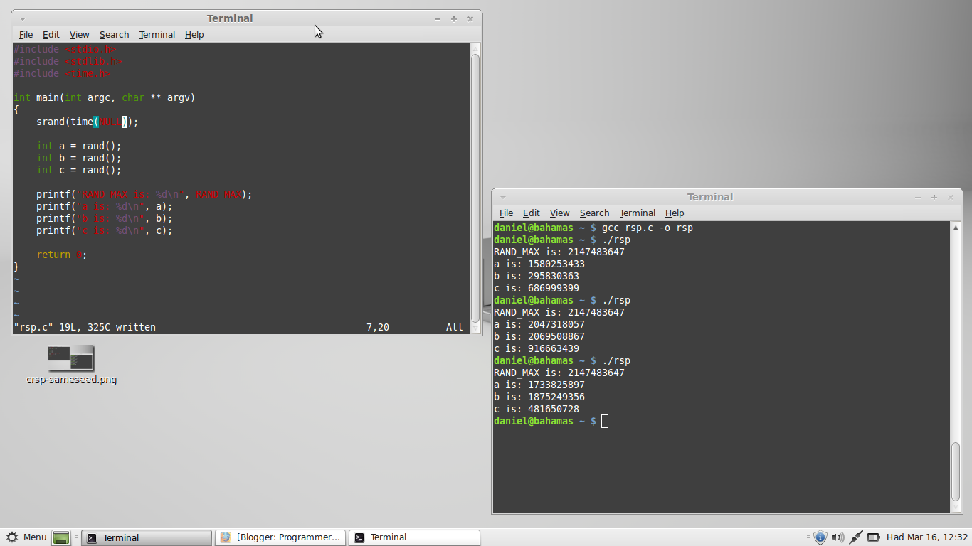 Programmer's Ranch: C: Rock, Scissors, Paper (using random numbers)