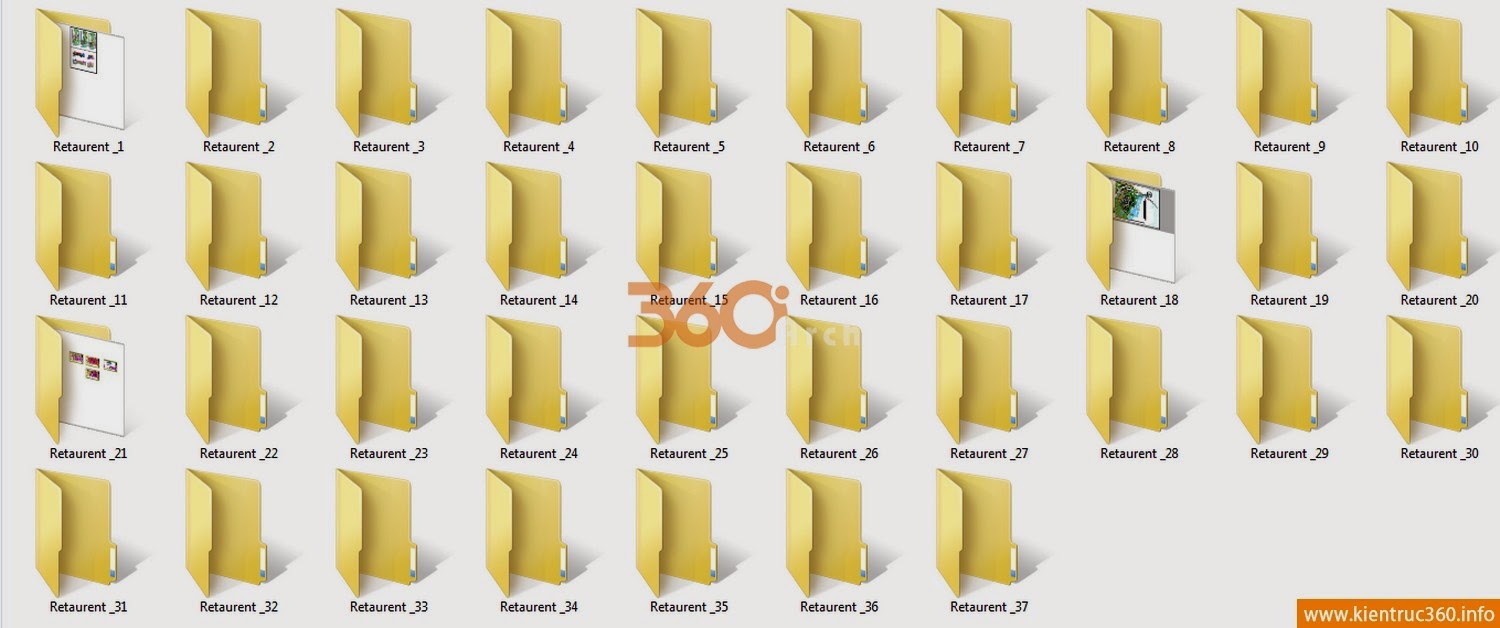 100MB File autocad mặt bằng thiết kế Nhà hàng, quán Bar