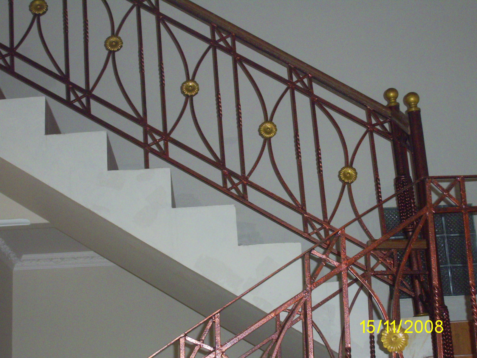 "STAINLESS STEEL & BESI": Railling Tangga Besi