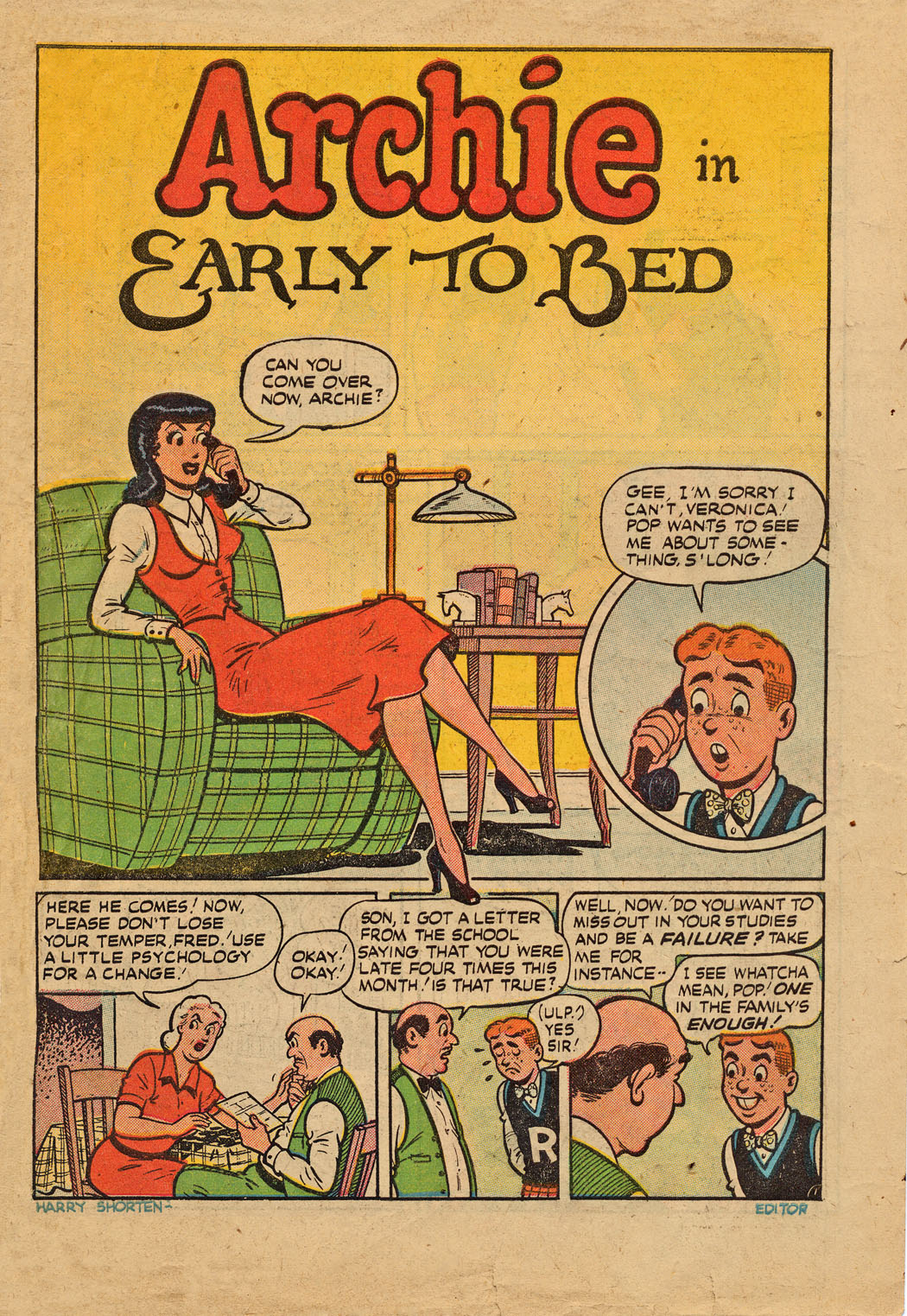 Four-Color Shadows: Archie-Bill Vigoda-1950