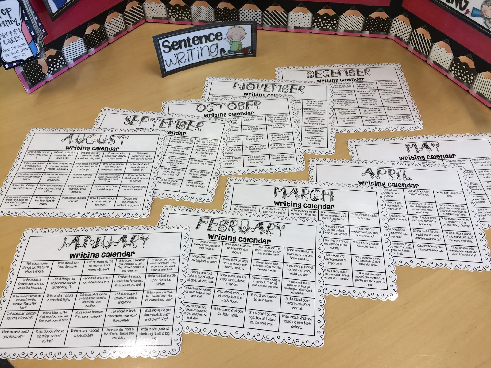 Teaching With Terhune: Writing Center Board with Tons of Activities for ...