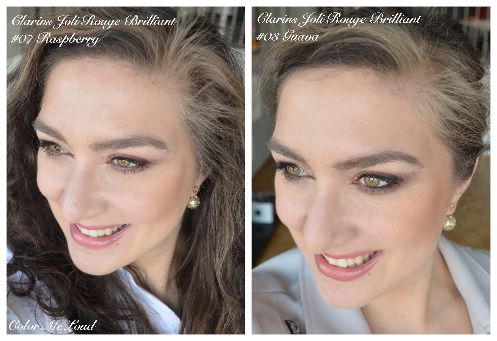 Clarins Joli Rouge Brilliant 07 Raspberry, 03 Guava, Joli Baume Lip ...