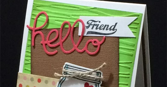 Alex's Creative Corner: Hello Friend Frog