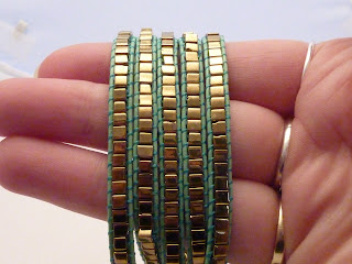 Sparkly Sparrow Designs: Beaded Wrap Bracelet Tutorial