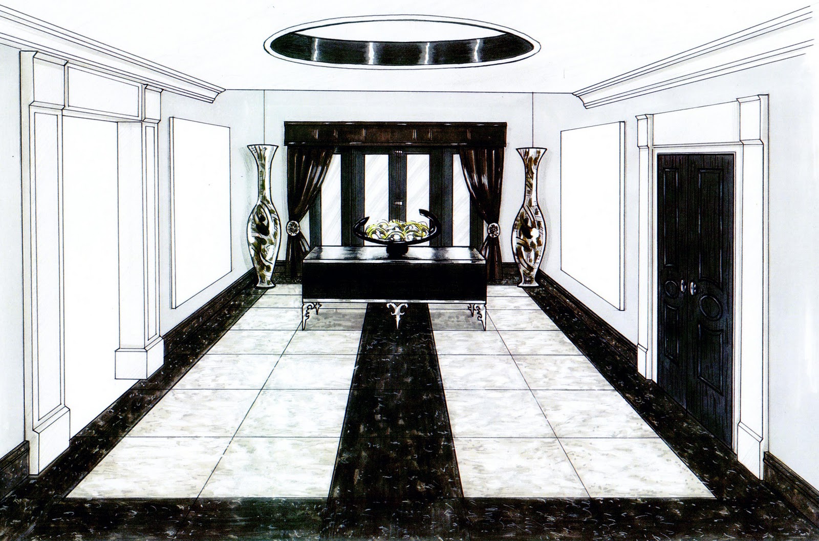 DESIGNER LAURA MCCREE: ITALIANATE VILLA SPACE CREATION & INTERIOR ...