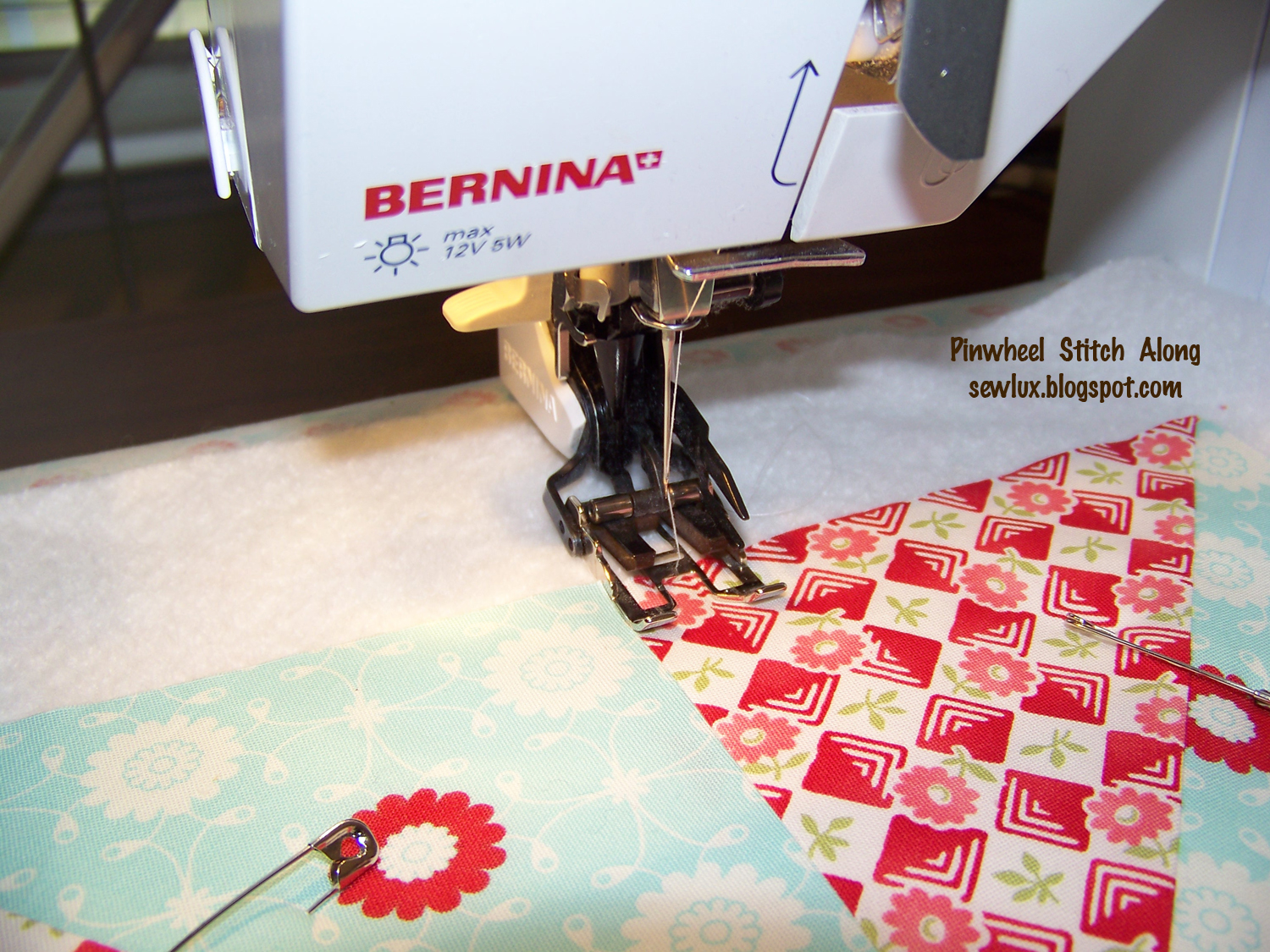 Sew Lux Fabric : Blog: Pinwheel Stitch Along Week 3 - Quilt & Bind