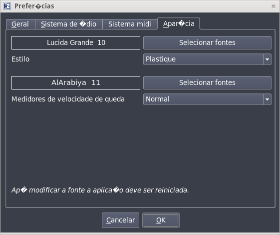 Livre Para Criar Música: Hydrogen - Itens do menu principal