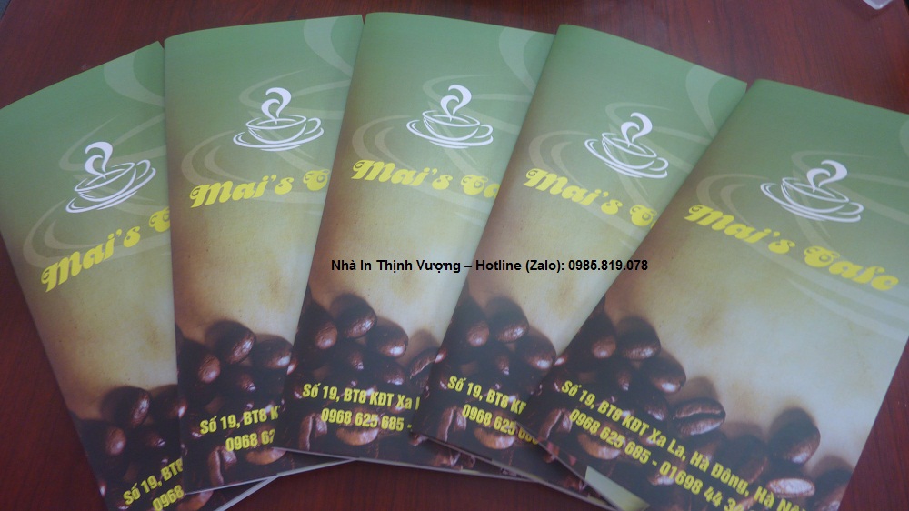 Mẫu menu café đẹp cho chủ quán lựa chọn - MENU NHÀ HÀNG ĐẸP