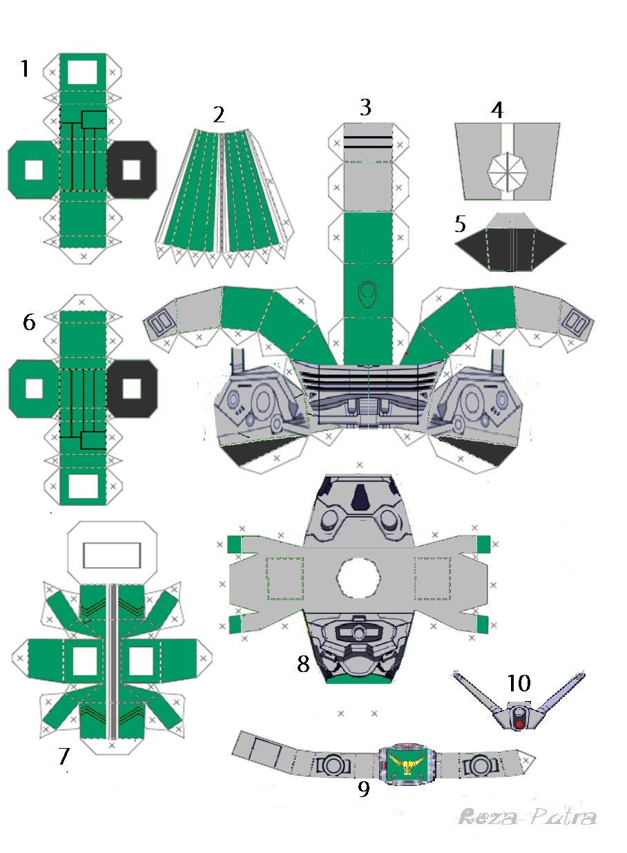 PUTRA'S BLOG: My PaperCraft (3rd) : Kamen Rider Zolda